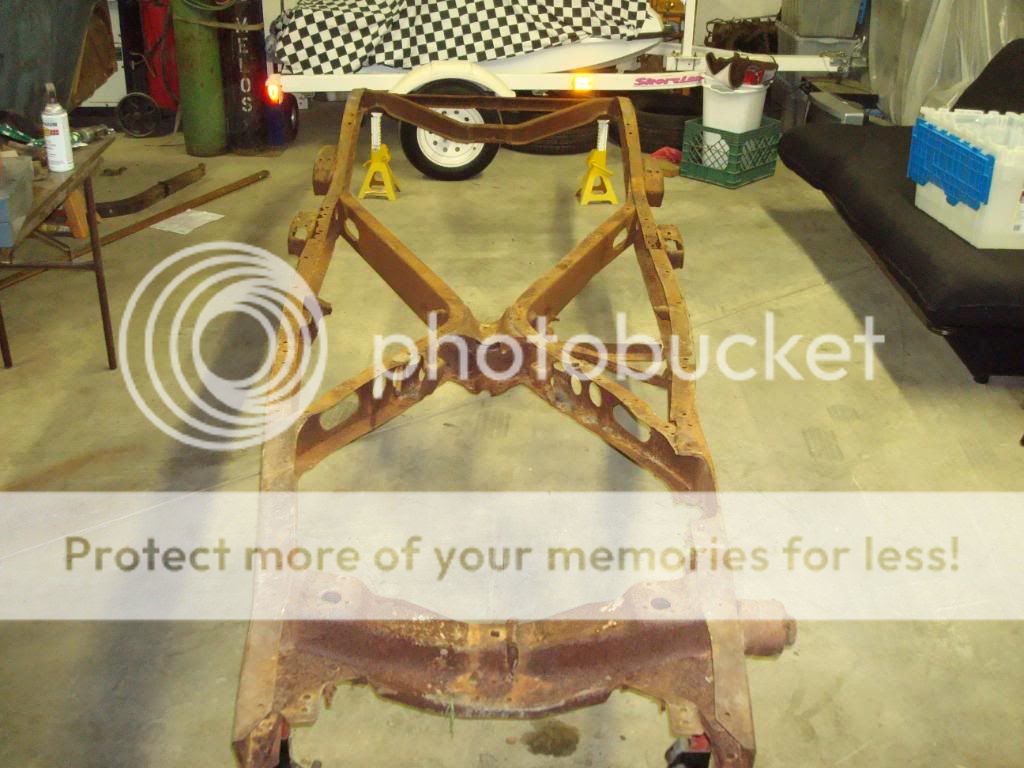 Model A frame with later model stock X-member? | The H.A.M.B.