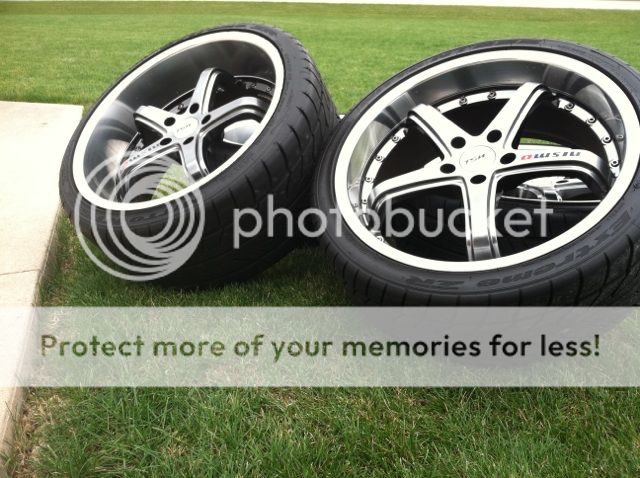 TSW Thruxton Gunmetal Wheels polished lip 20x9fr/20x10.5rr, 3"front/5 ...