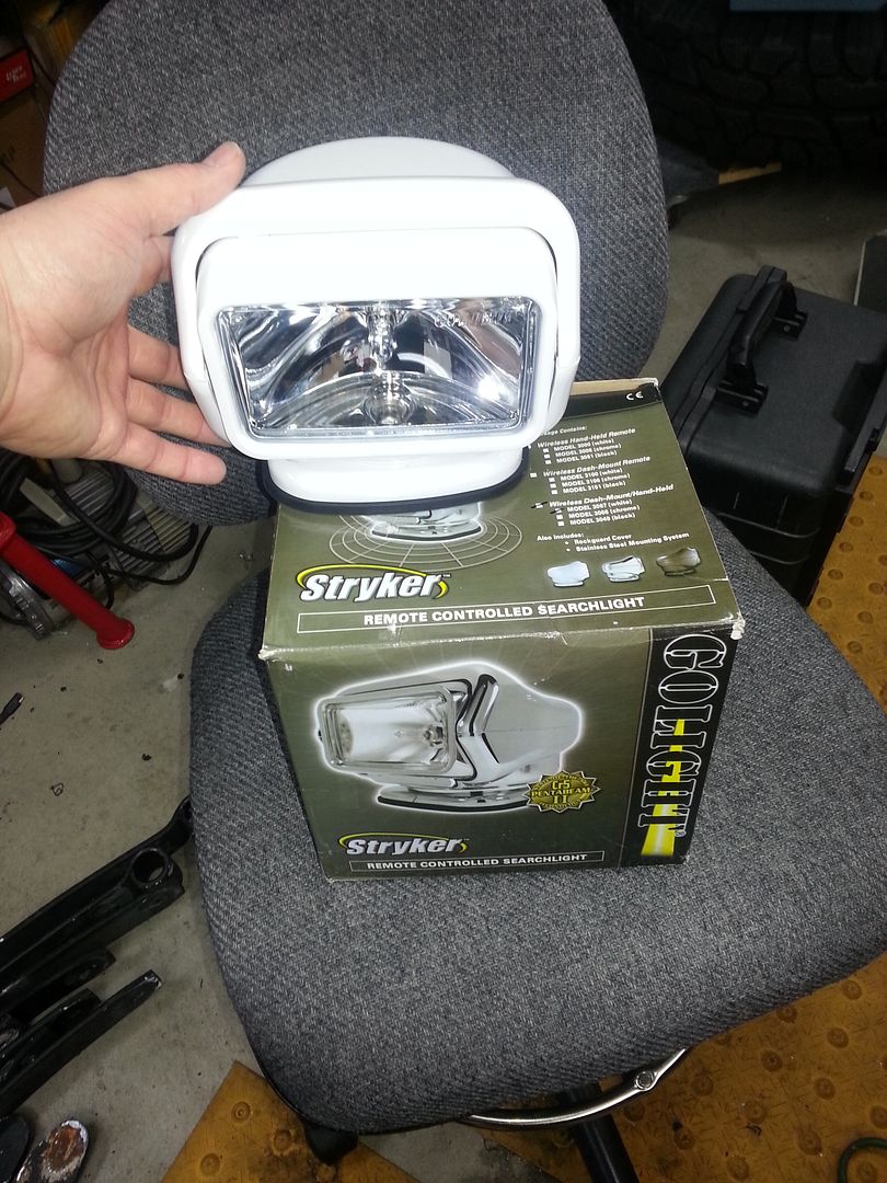 Golight Stryker Searchlight Install | Chevy Astro and GMC Safari Forum
