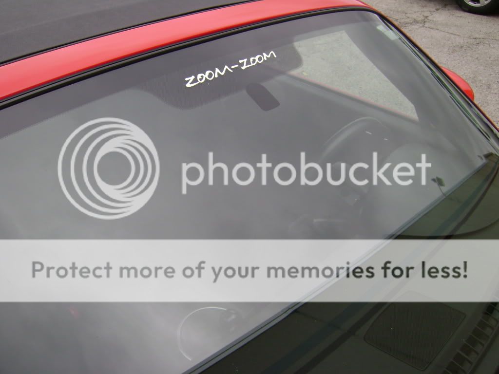 Zoom Zoom sticker - MX-5 Miata Forum