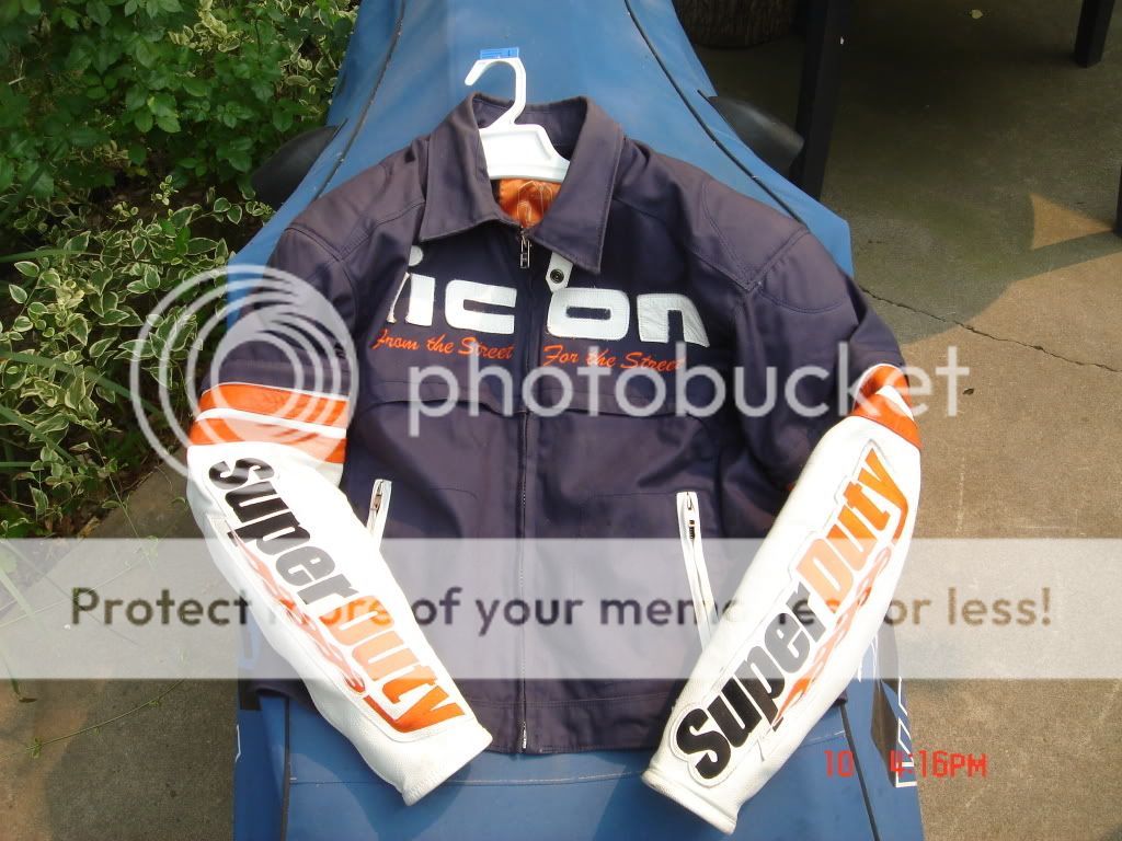 Icon Super Duty Motorcycle Jacket superduty blue Large | Yamaha R1 ...