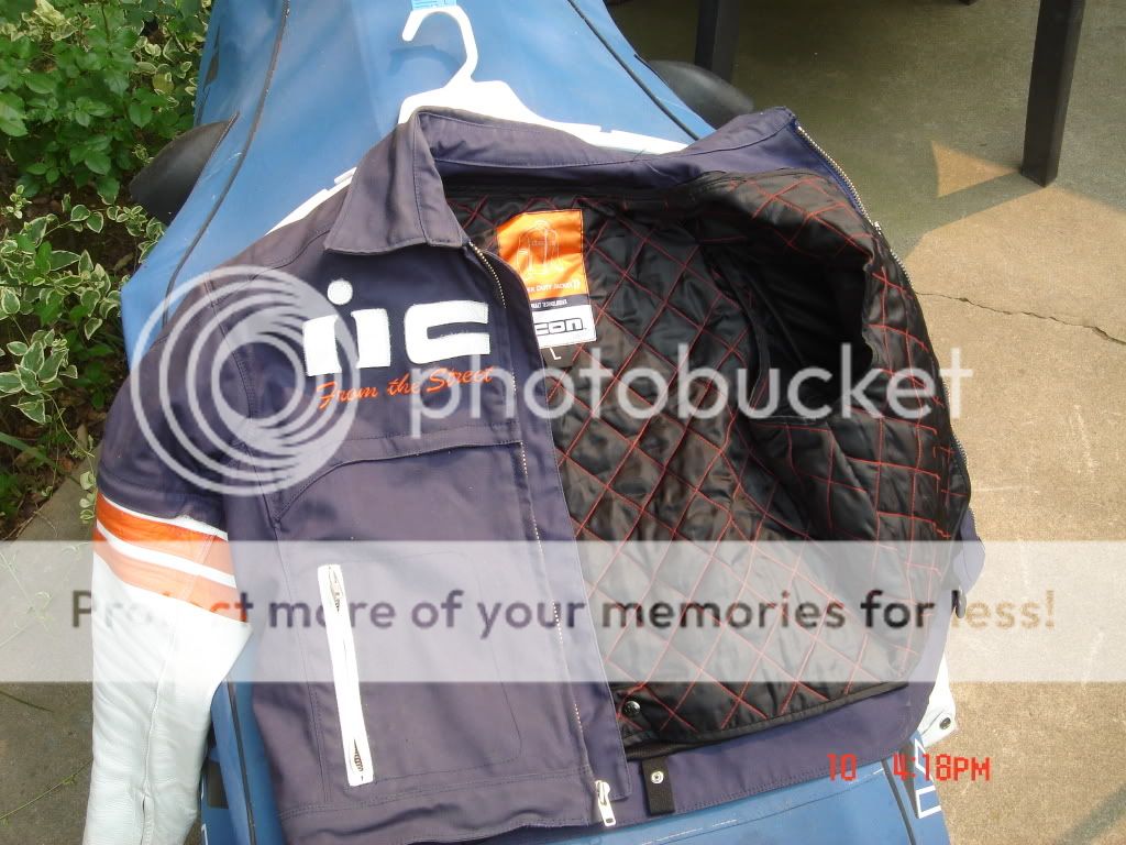 Icon Super Duty Motorcycle Jacket superduty blue Large | Yamaha R1 ...