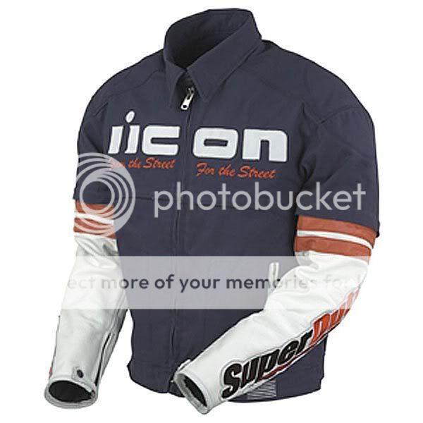Icon Super Duty Motorcycle Jacket superduty blue Large | Yamaha R1 ...