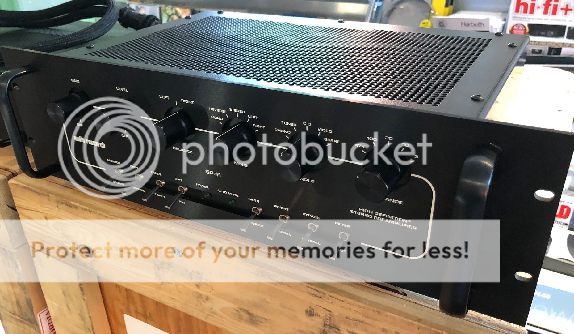 Audio Research SP11 with Croft psu | pink fish media