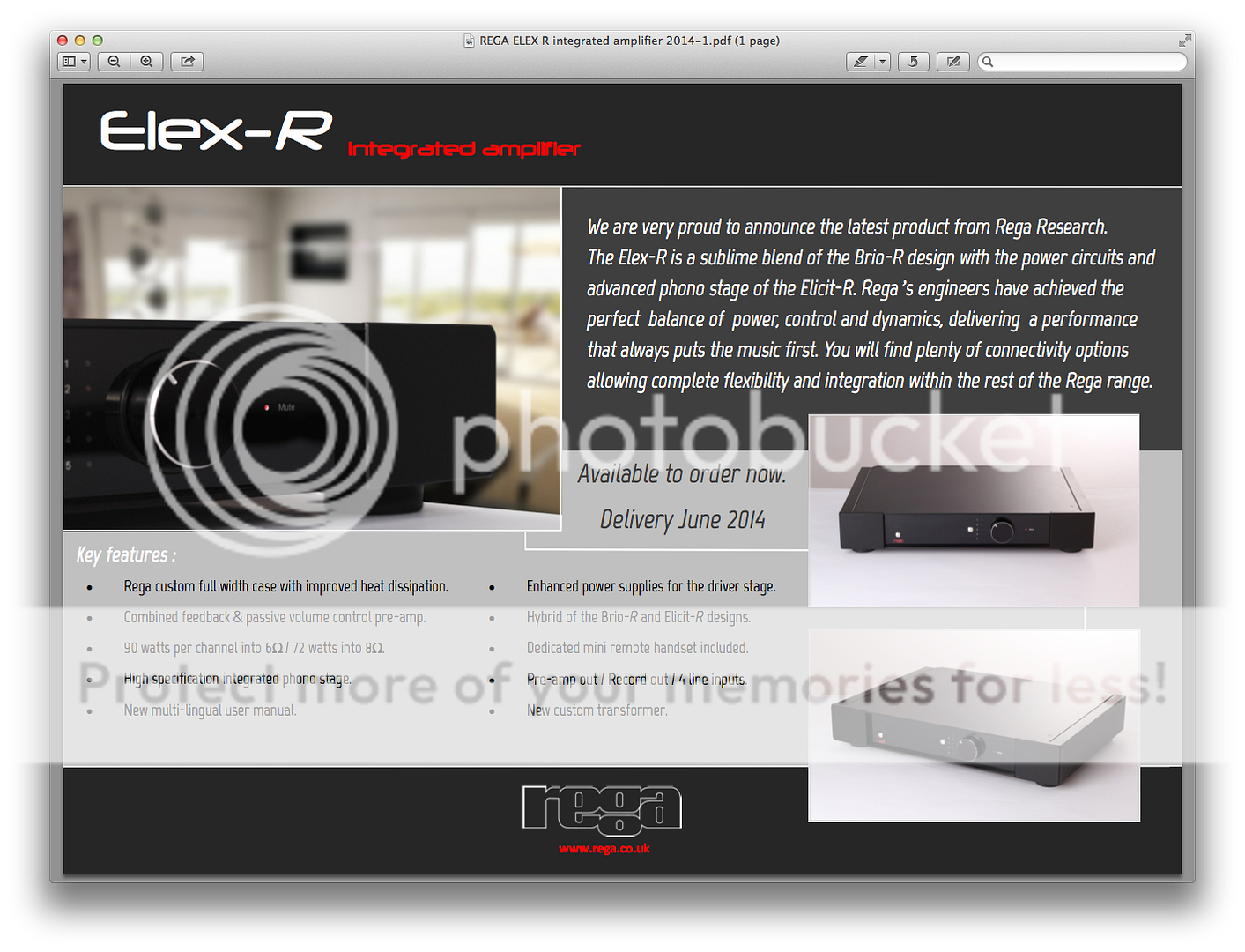 The New Rega Elex-R integrated amplifier | pink fish media