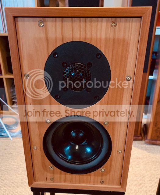 Graham Audio Chartwell LS3/5a cherry with stands | pink fish media